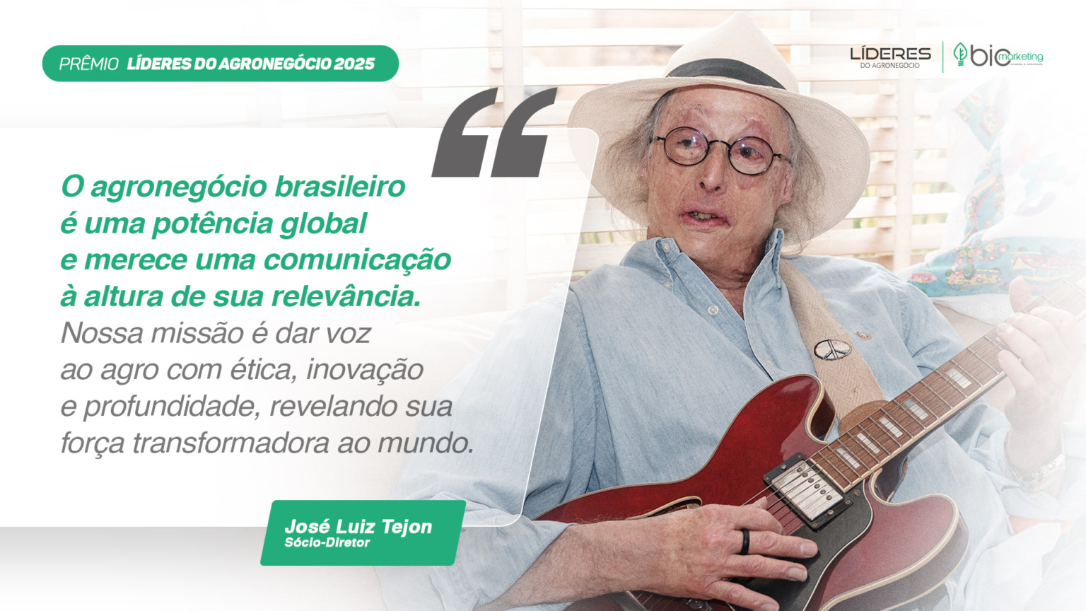 Biomarketing recebe prêmio Líderes do Agronegócio pelo 2º ano consecutivo