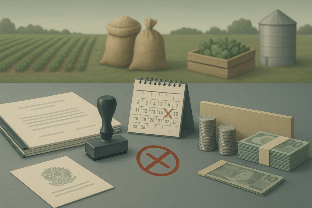 Medida provisória sobre crédito extra de R$ 190 milhões à agricultura ...